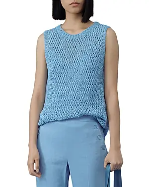 Buy Marella Maestra Sweater Vest - Light Blue At 50% Off | Editorialist